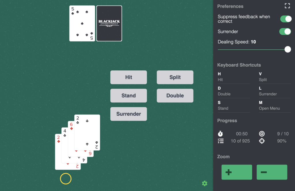 Blackjack Software - Blackjack Apprenticeship